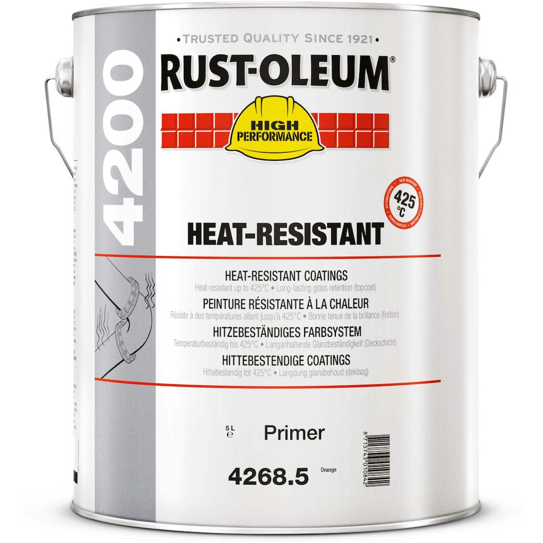 RUST-OLEUM 4268.5 heat-resistant orange primer 150-425°C 5l | Klium
