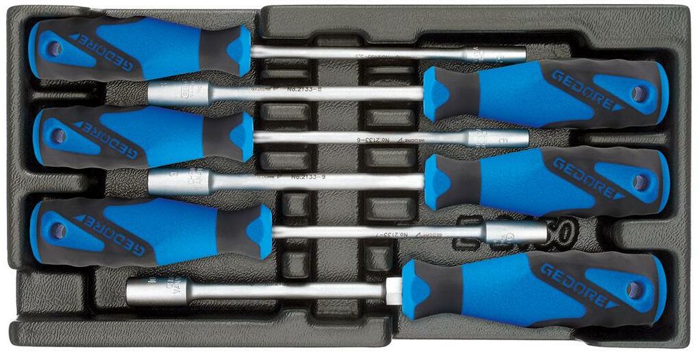 GEDORE 1500 ES-2133 socket wrench-screwdriver set 6-piece - 1751239 | Klium