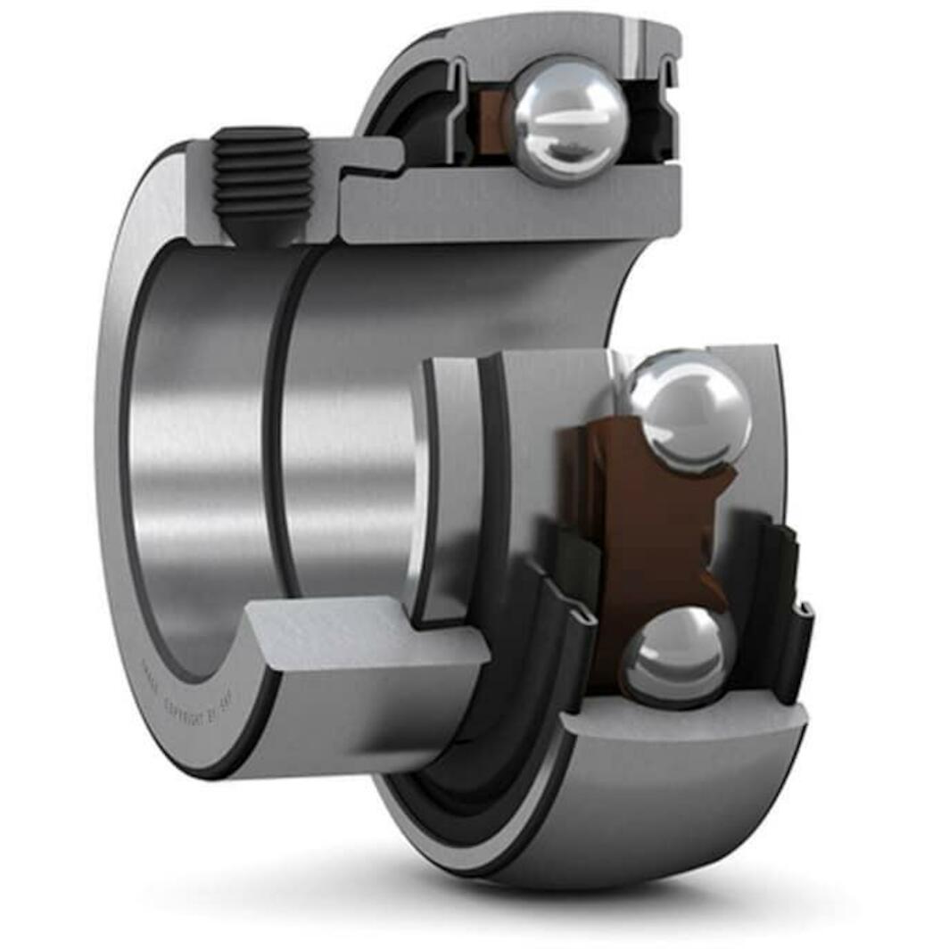 SKF YET 203 Y insert bearing cylindrical with eccentric ring for metric shaft, 17 x 40 mm | Klium