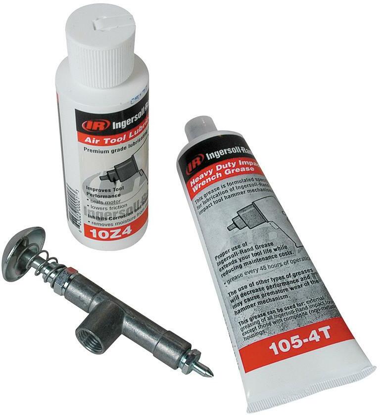 INGERSOLL RAND 105-LBK1 Lubricant set with grease gun for impact spanners with metal housing ...