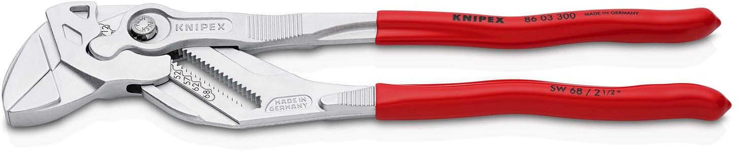KNIPEX 86 03 300 spanner pliers and spanner in one tool plastic-coated ...