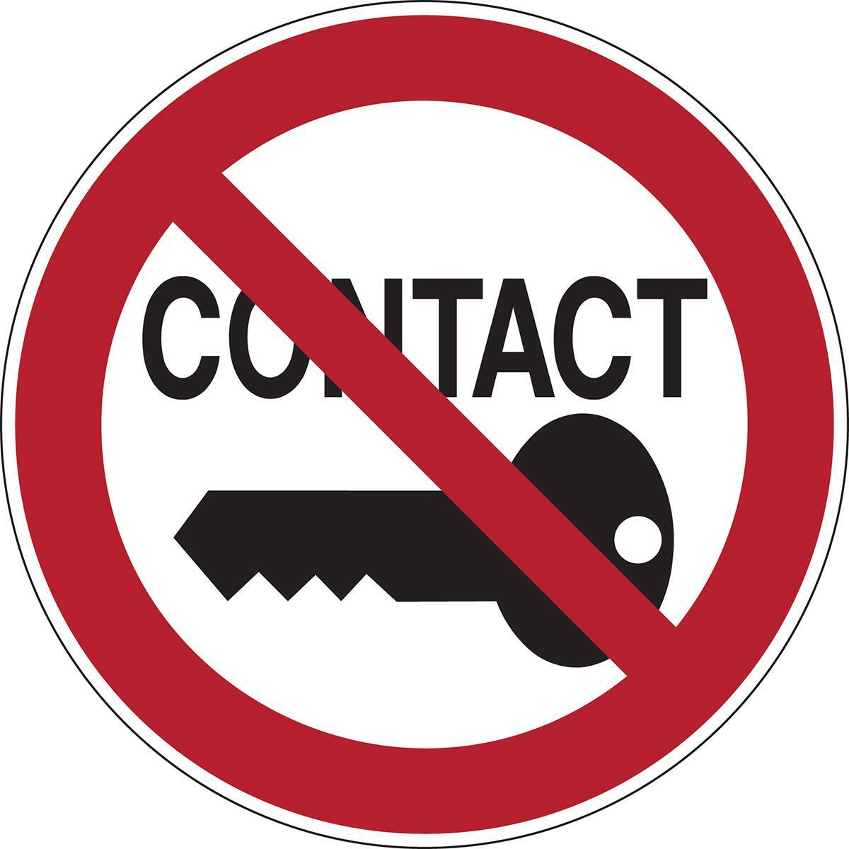 BRADY 223679 pictogramme d'interdiction - interdiction d'entrer en ...