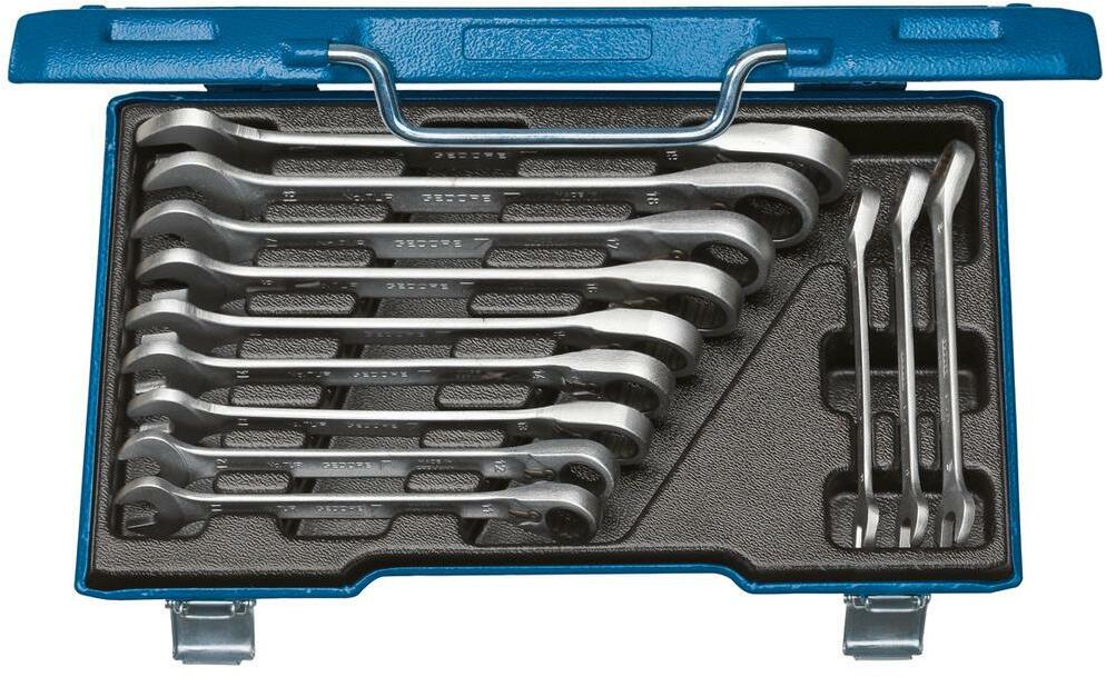 GEDORE 7 UR-012 ratchet spanner set, switchable 8-19 mm 12-piece ...