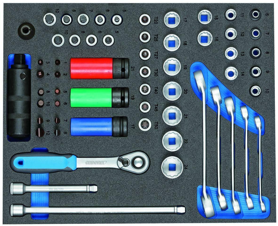 GEDORE TS CT2-D30 tool set in 2/4 CT module 59 pc - 2957493 | Klium