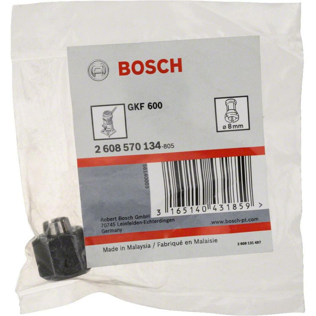 BOSCH 2608570134 collet for GKF 600, 8 mm | Klium