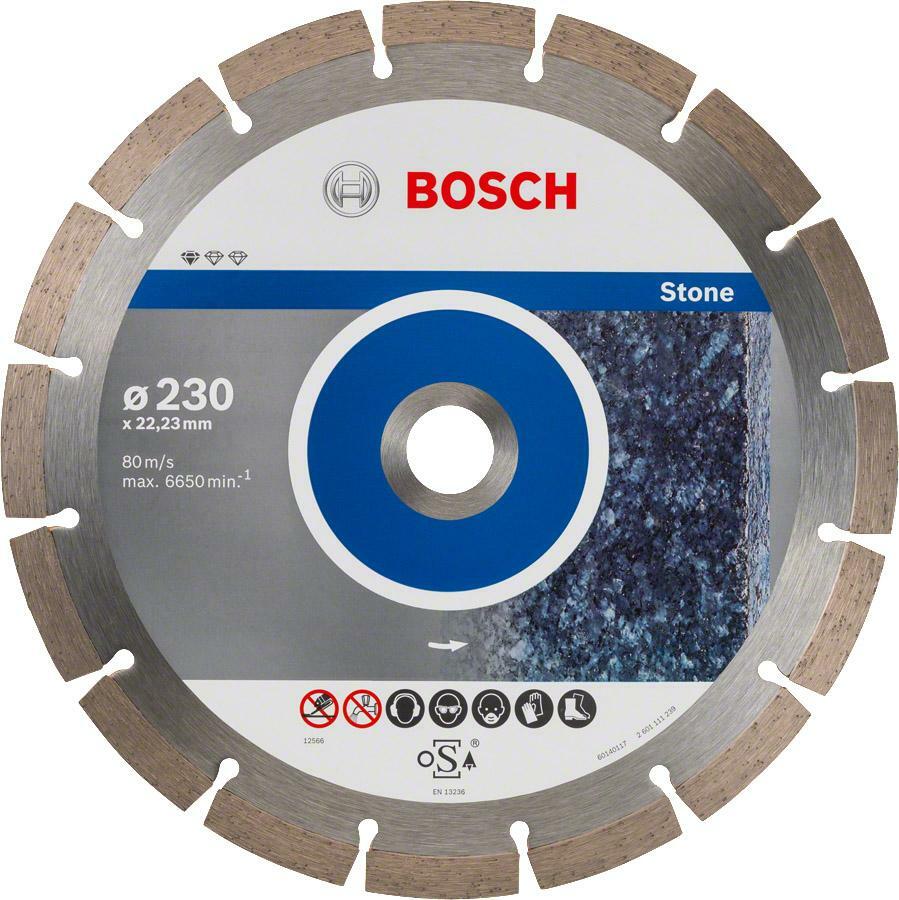 BOSCH 2608603238 diamond cutting disc Standard for Stone 230 x 22,23 x ...