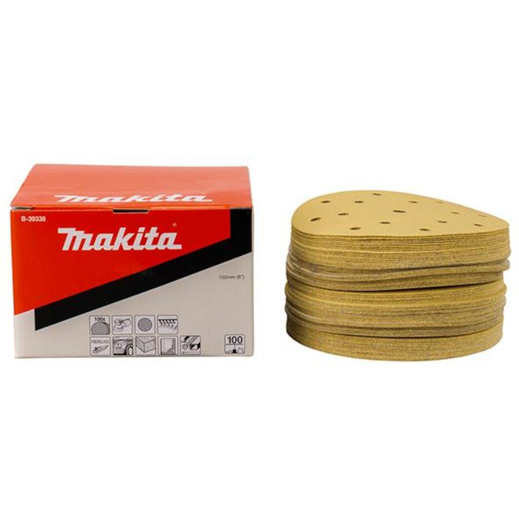 MAKITA B-39338 sanding disc velcro multi-use (100pcs)