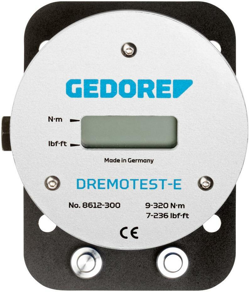 GEDORE 8612-300 Electronic test device DREMOTEST E 9-320 Nm - 1856111 ...