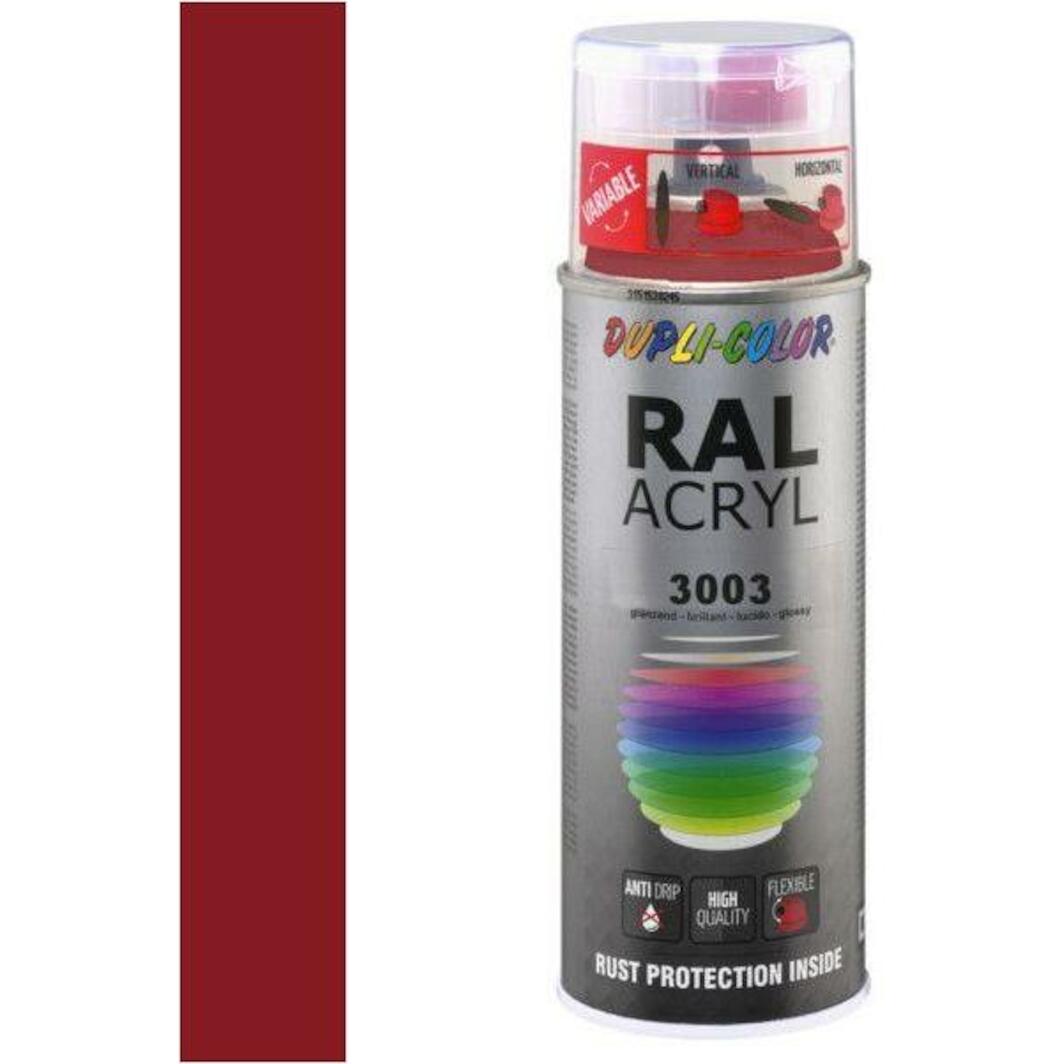 MOTIP 354809 dupli-colour spray paint RAL 3003 ruby red high gloss 400 ml | Klium
