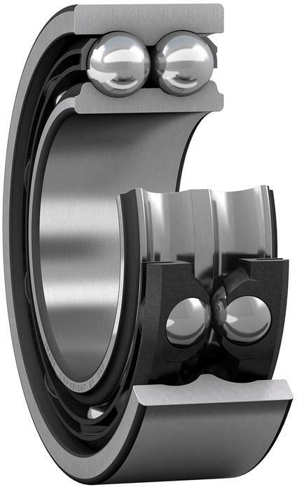 SKF 3208 ATN9 double-row angular contact ball bearing 40 x 80 x 30.2 mm ...