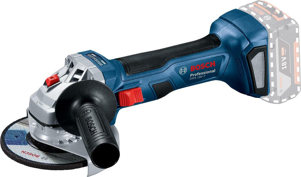 BOSCH GWS 18V-7 angle grinder 125mm in box (without battery and charger ...