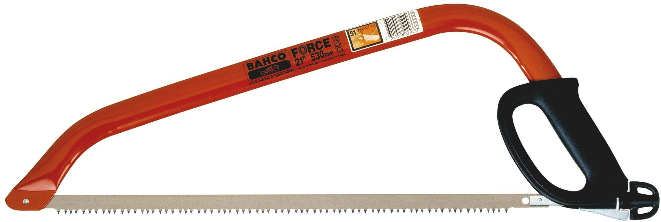 BAHCO 332-21-51 bow saw ERGO heavy-duty pointed with triangular teeth ...