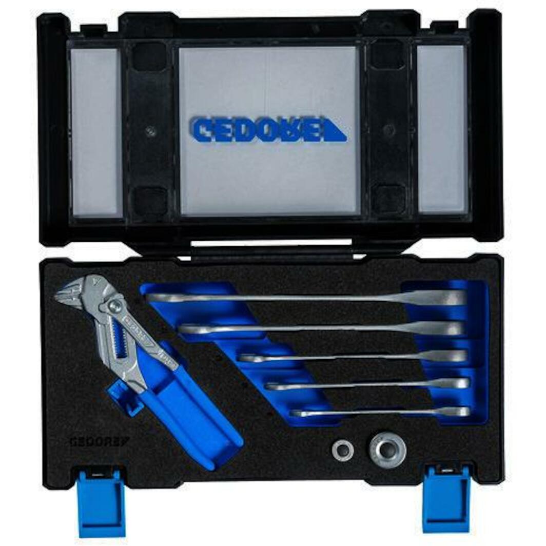 GEDORE 7 RA 183 ratchet spanner set incl. spanner pliers 8-piece ...