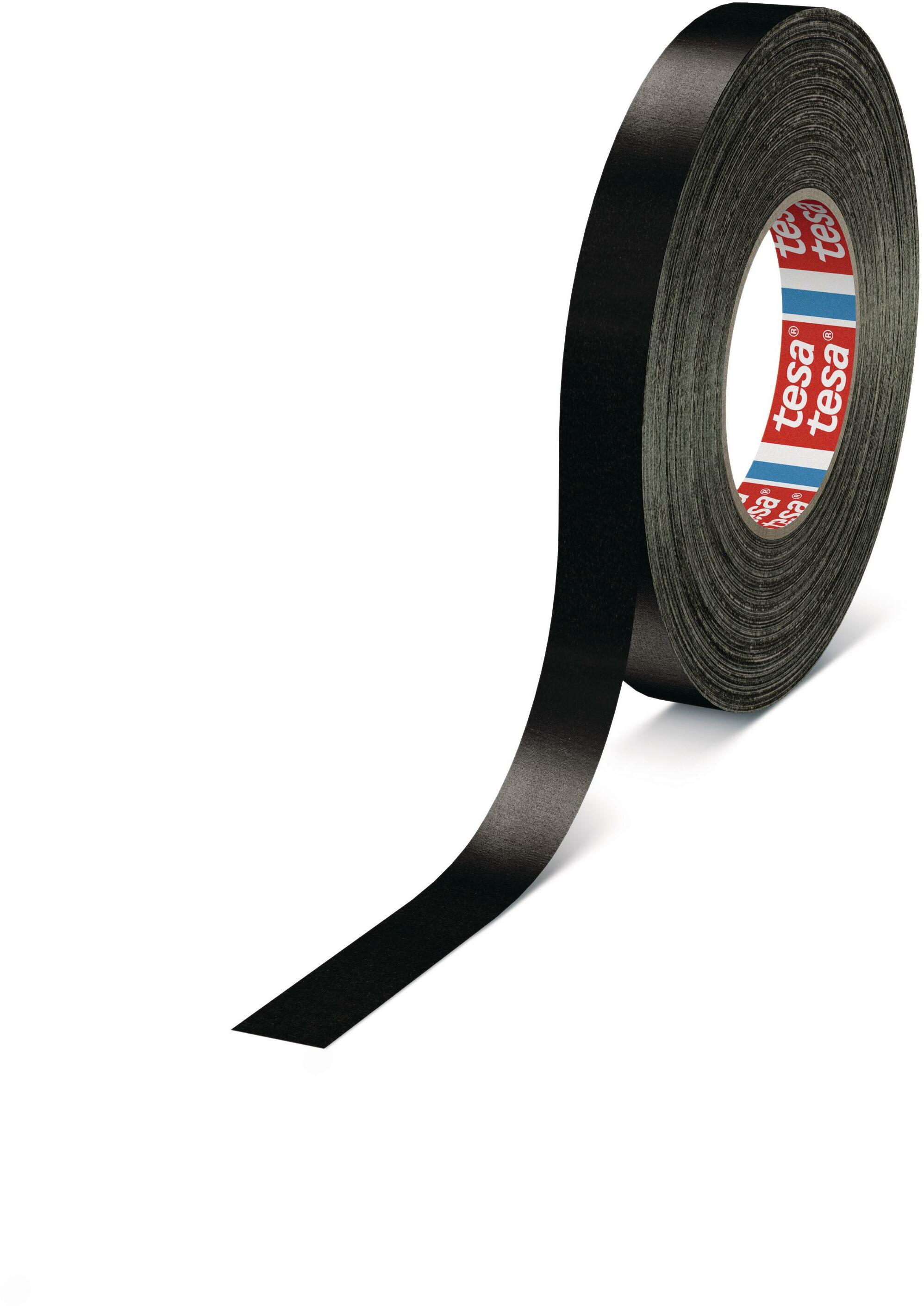 TESA 4651 premium acrylic-coated textile tape black 100mm x 50m - 04651 ...