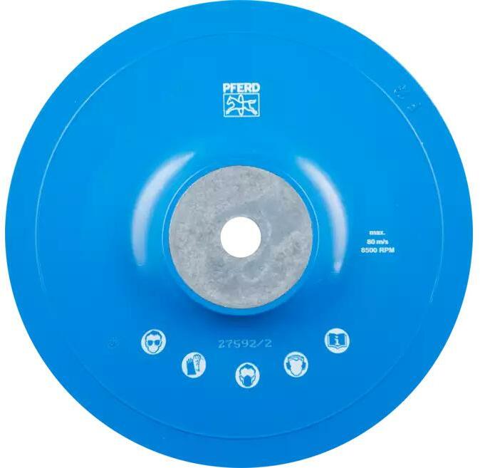 PFERD GT 180 MF M14 backing pad with clamping nut Ø 180 GT M14 for ...