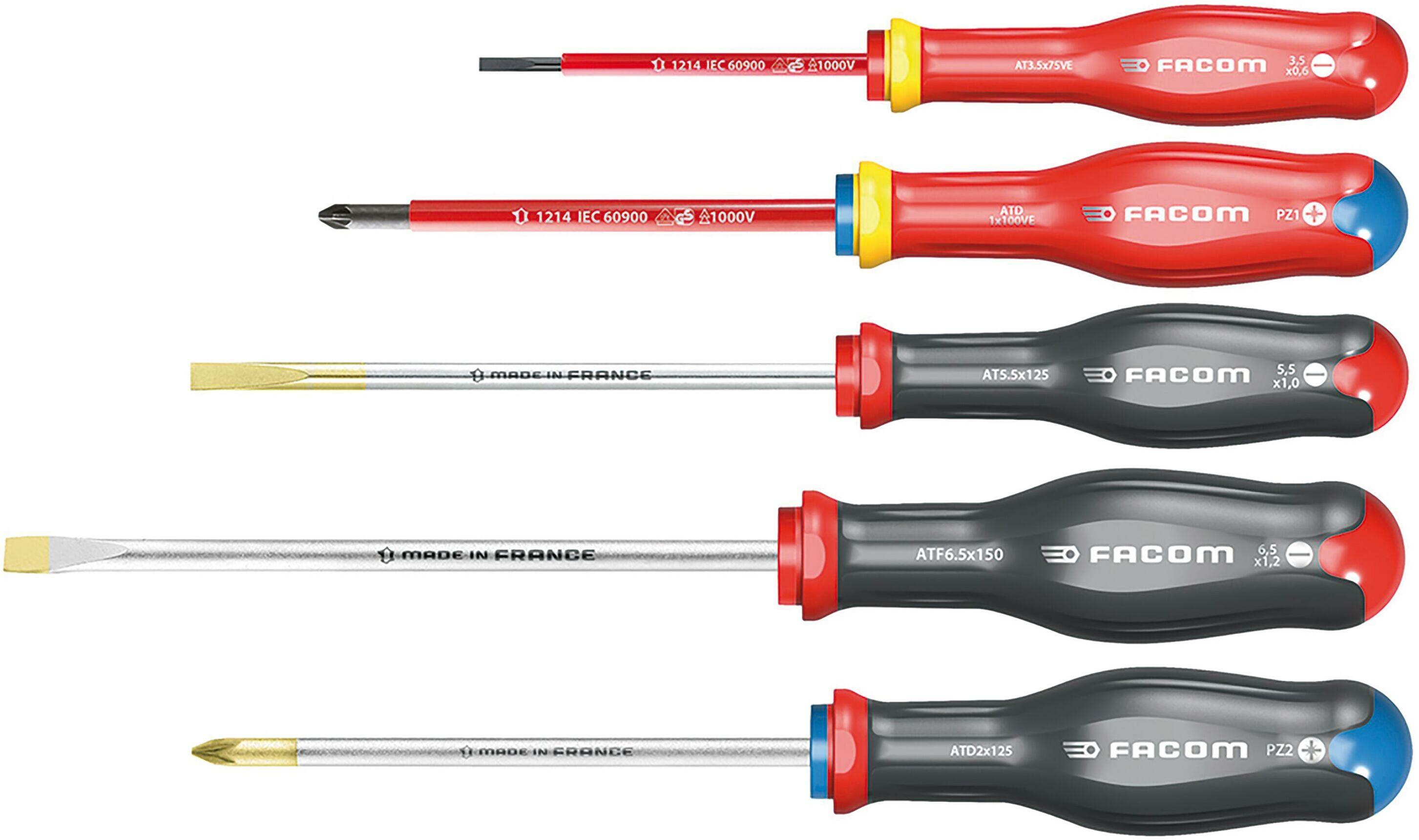 FACOM AT.J5VEPB ProTwist screwdriver set 1000V 5-piece | Klium
