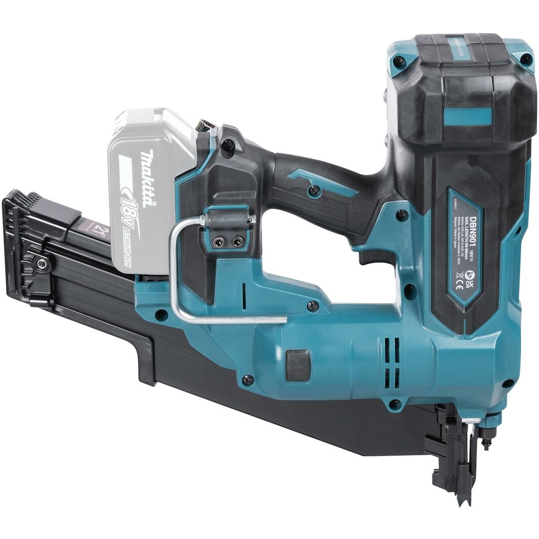 MAKITA DBN901ZK Cloueuse sans fil 18V LXT pour clous à tête ronde 20-22 ...
