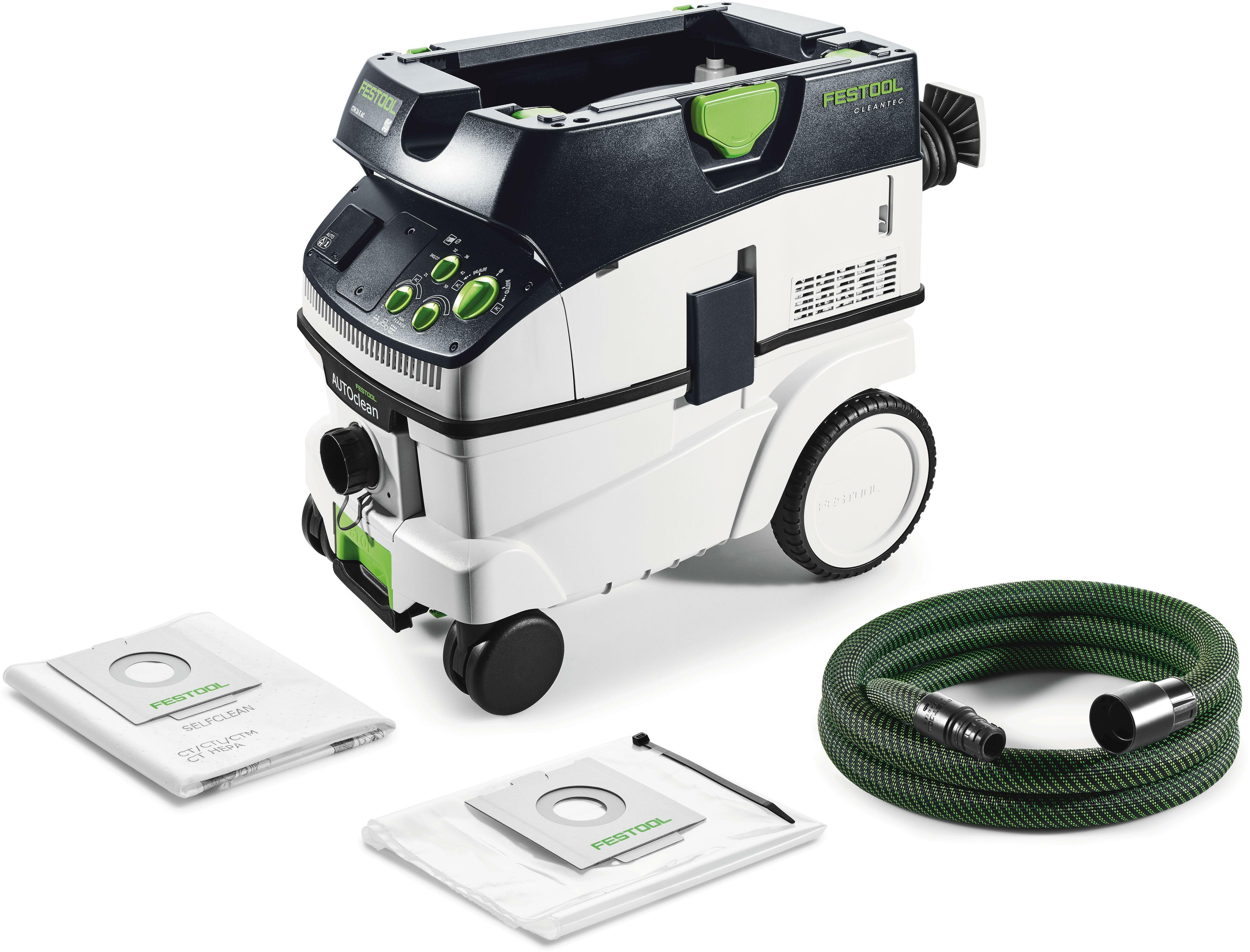 FESTOOL CTM 26 E AC mobile dust extractor cleantec 1200W M-class ...