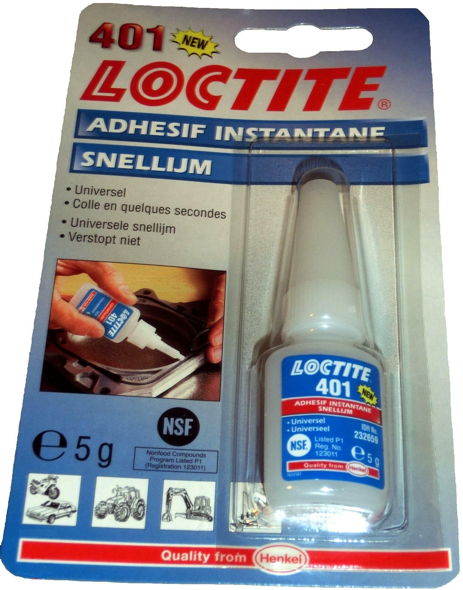 LOCTITE 401 quick-curing instant adhesive (20g bottle) - 275021 | Klium