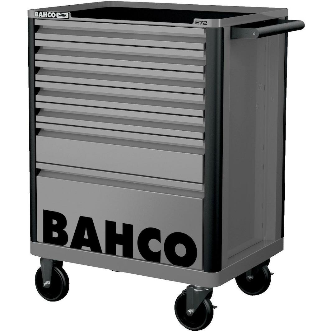 BAHCO 1472K7GREY tool trolley E72 26" with 7 drawers grey, 693 mm x 510 mm x 955 mm | Klium