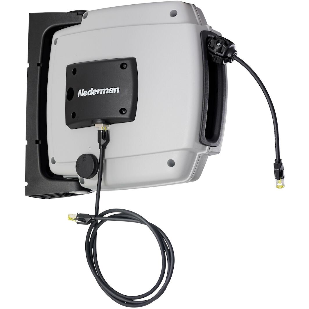 NEDERMAN UTP D20 cable reel with ethernet cable 12m - 30708020 | Klium