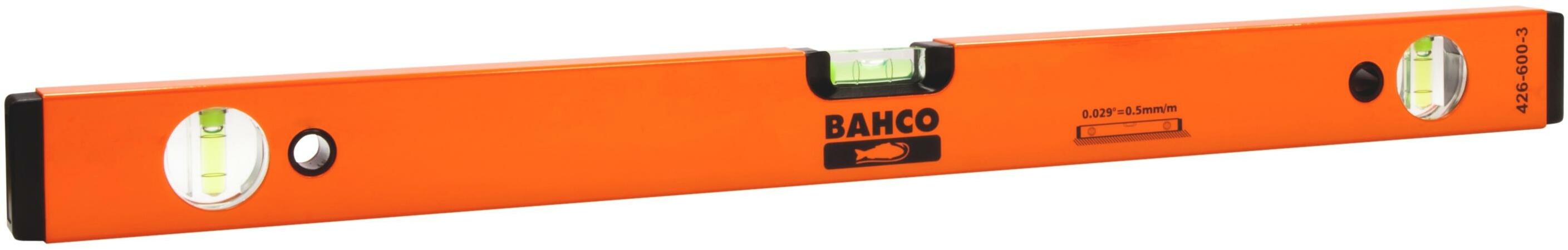 BAHCO 426-1200 spirit level aluminium rectangular with 3 vials 1200 mm ...