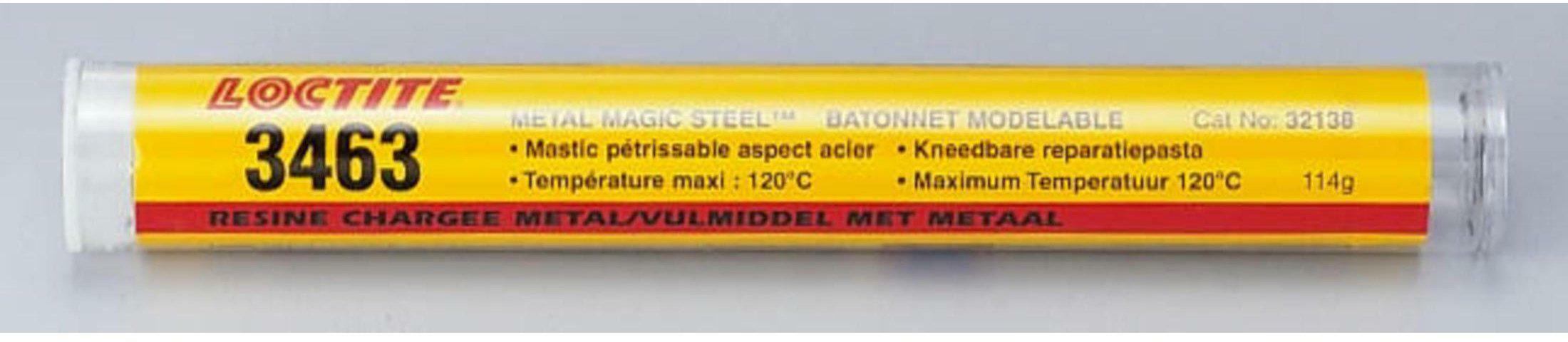 LOCTITE 3463 Metal Magic Steel Stick epoxy paste (114g tube) - 255836 ...