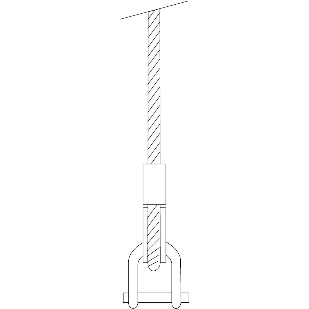 REMA SK1-ESCH-10MM-1M câble d'acierg - 3110141 | Klium