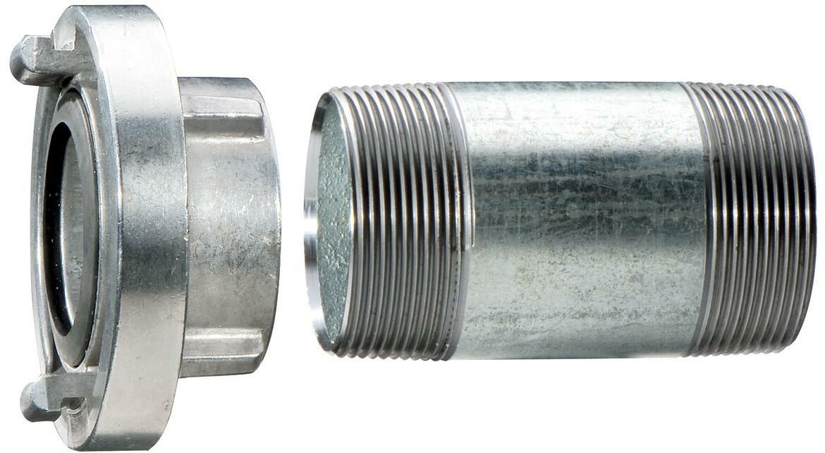 METABO 628801000 fire brigade coupling 1 1/2" with extension pipe 100 ...