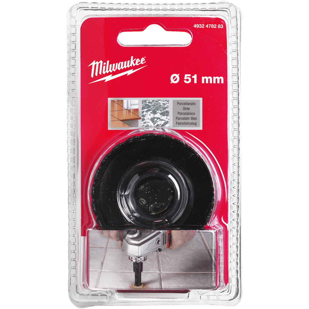 MILWAUKEE 4932478283 diamond tile drill bit M14 51mm | Klium