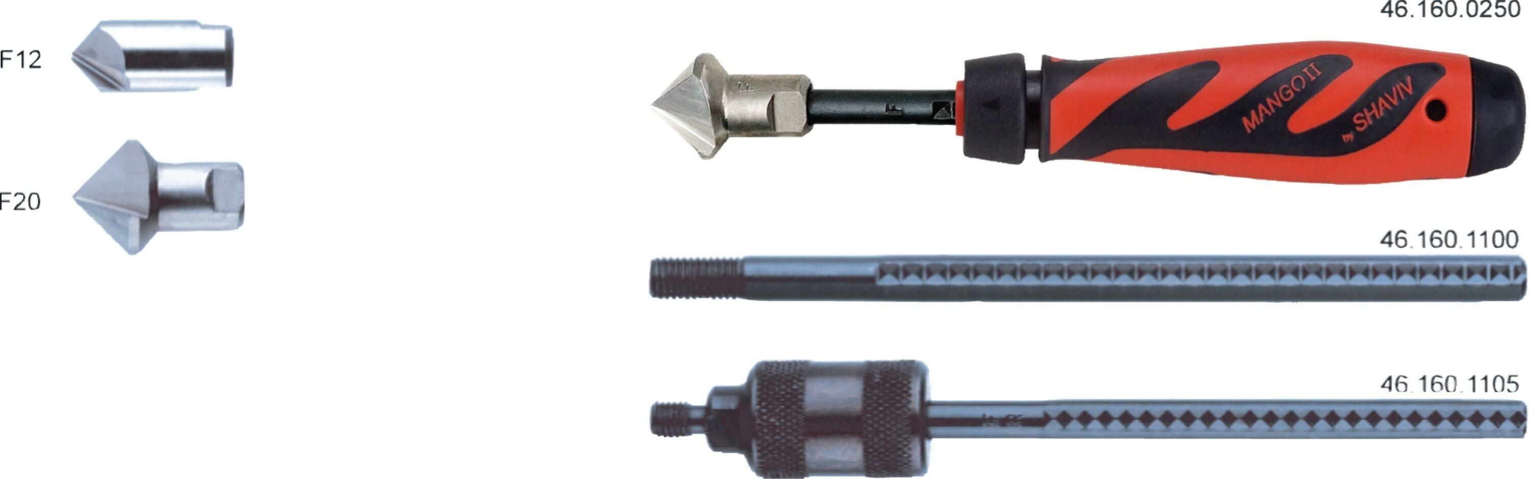 SHAVIV 151-29050 blade type F F20 for deburring and countersinking ...