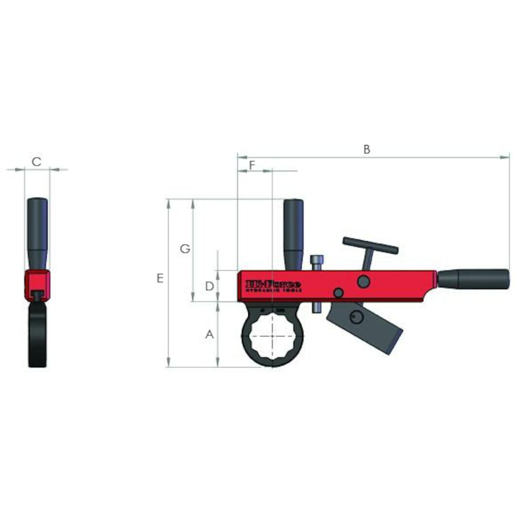 HI-FORCE BWM-46 change cassette counter spanner 46 mm | Klium