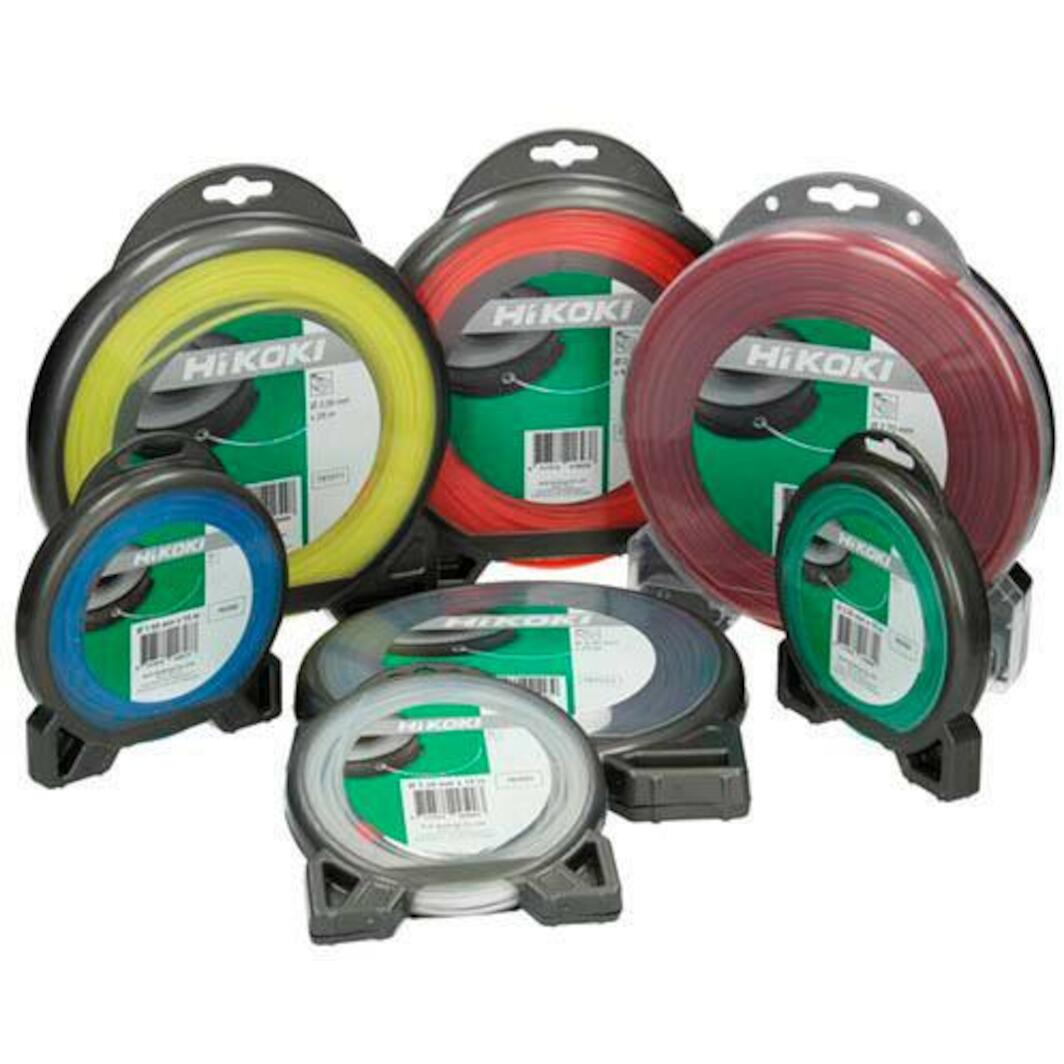 HIKOKI 781027 nylon line square 2.7 mm red 15m | Klium