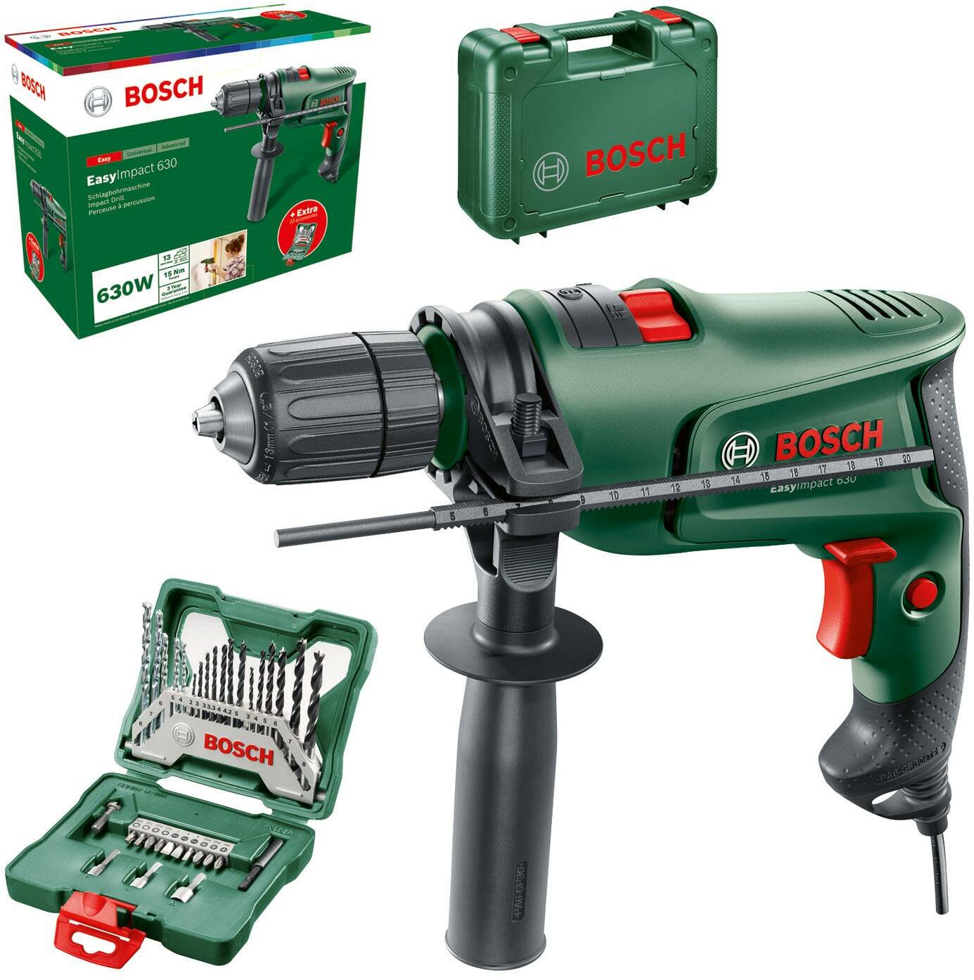 BOSCH EasyImpact 630 impact drill 630W in suitcase - 0603133100 | Klium