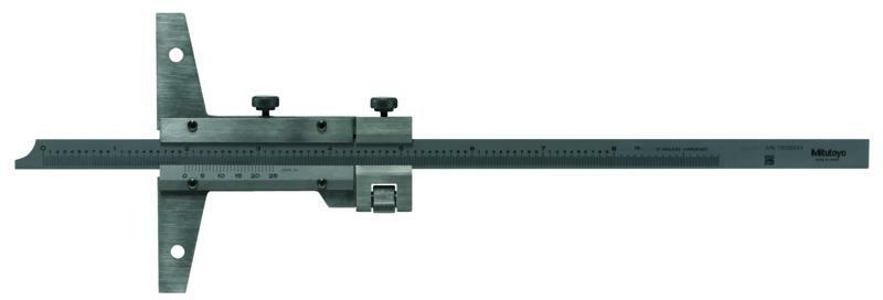 MITUTOYO 527-112 depth slide gauge with fine adjustment 0-8" | Klium