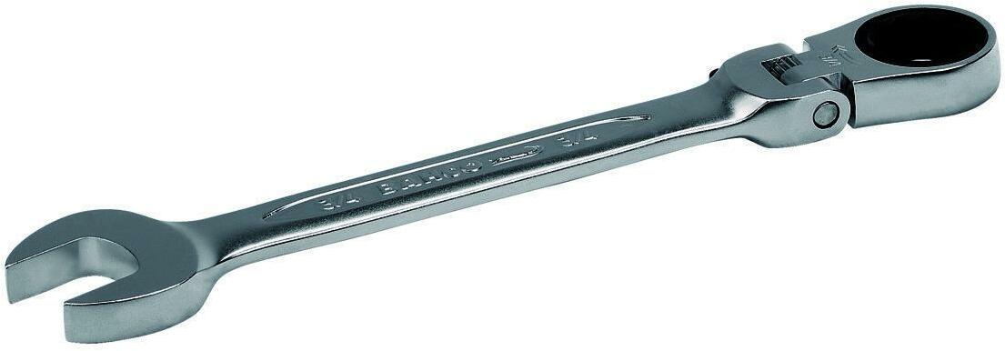 BAHCO 41RZ-7/16 Push ring spanner with articulated head, chrome-plated ...
