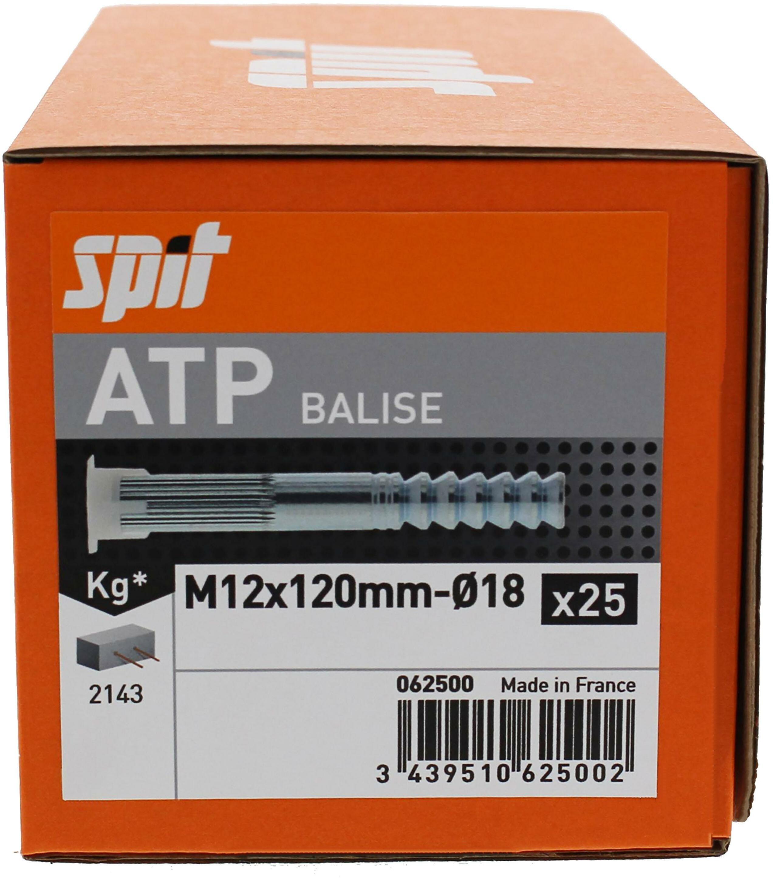 SPIT 062810 ATP chemical female threaded anchor M20x170 | Klium