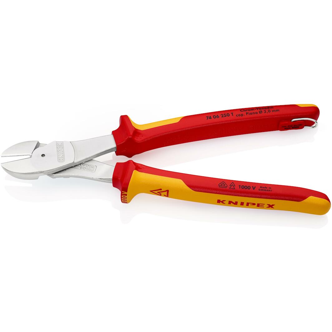 KNIPEX 74 06 250 T power side cutters VDE insulated with multi ...