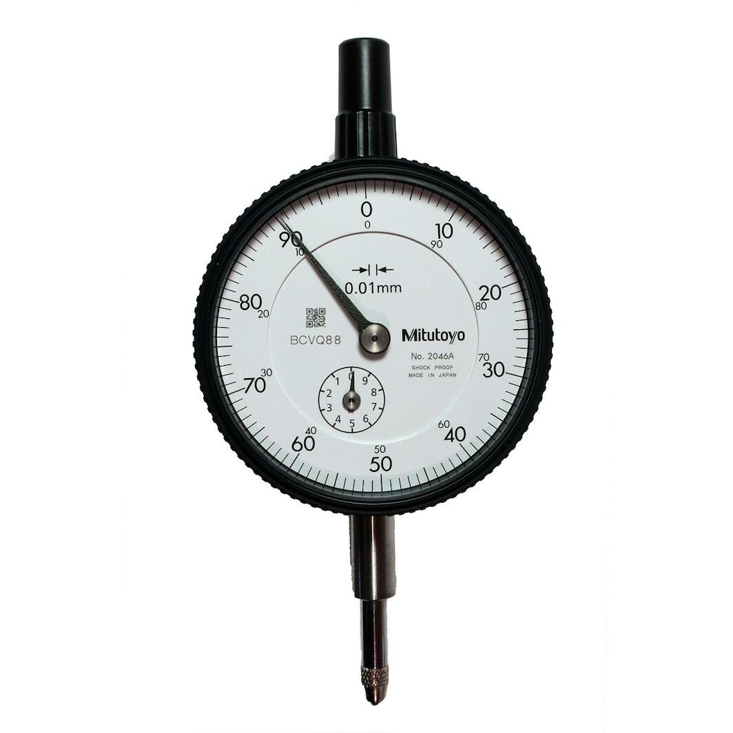 MITUTOYO 2046A-09 Dial indicator with fixture, ISO version, shock-proof ...
