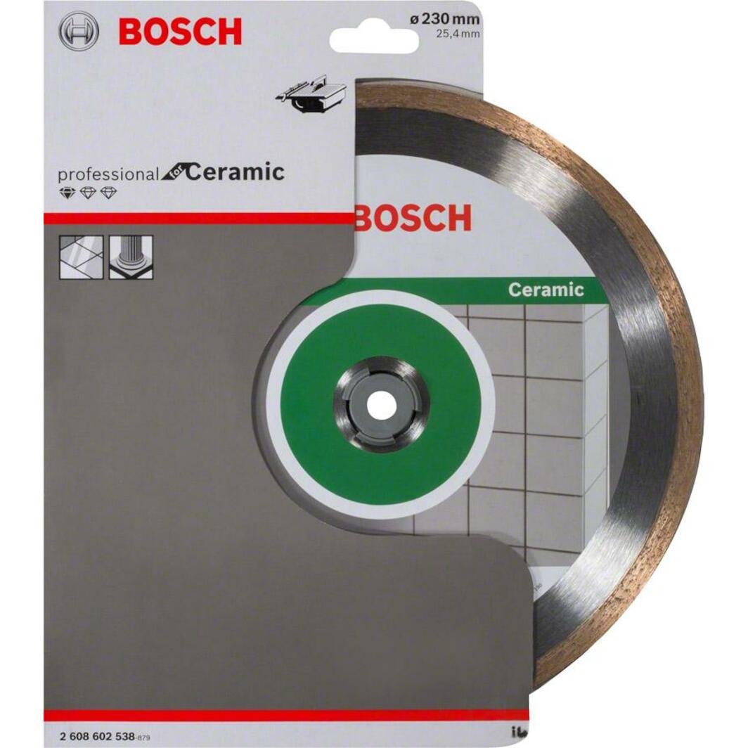 BOSCH 2608602538 diamond cutting disc Standard for Ceramic 230 x 25,40 ...