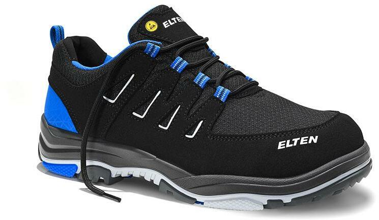 ELTEN WILLIAM TYP 1 ESD S1P safety shoe for wide feet low (black/blue ...
