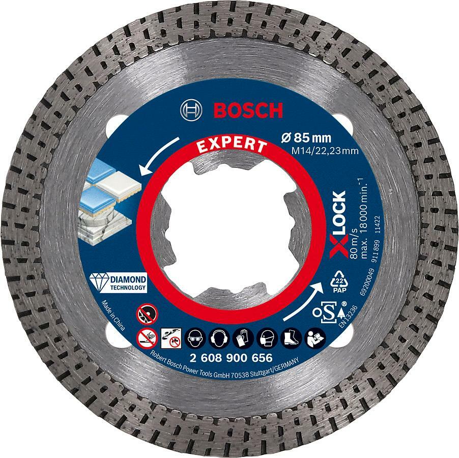 BOSCH 2608900656 Expert HardCeramic X-LOCK diamond cutting disc 85x22 ...