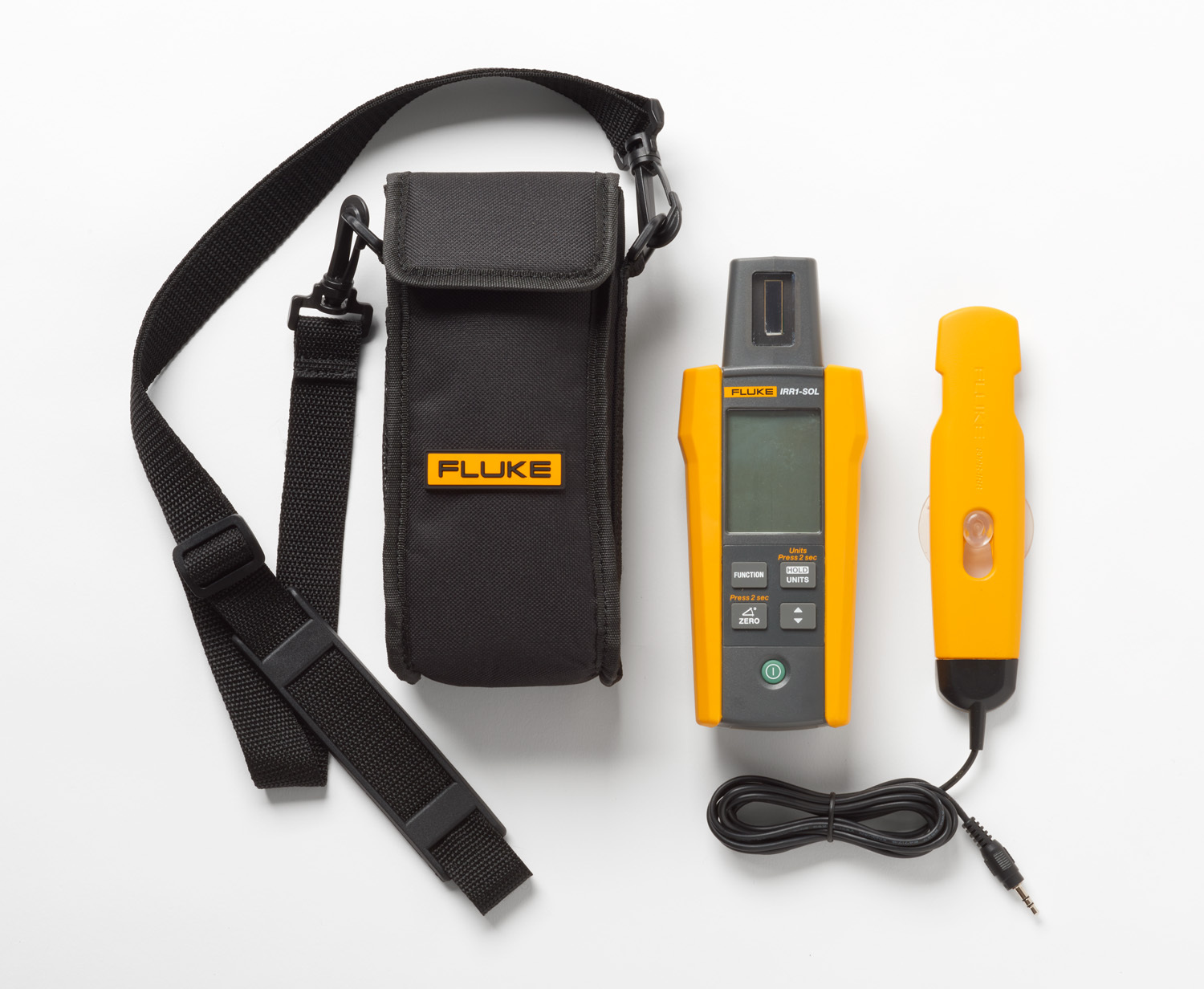FLUKE IRR1-SOL solar radiation meter in carrying case (4x AA batteries ...