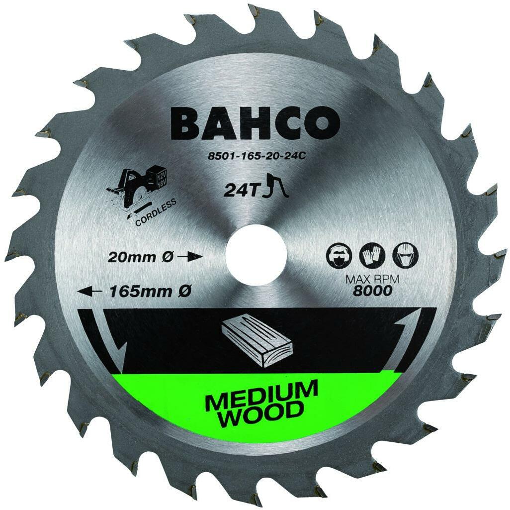 BAHCO 8501-184-20-24C circular saw blade with carbide teeth, for ...