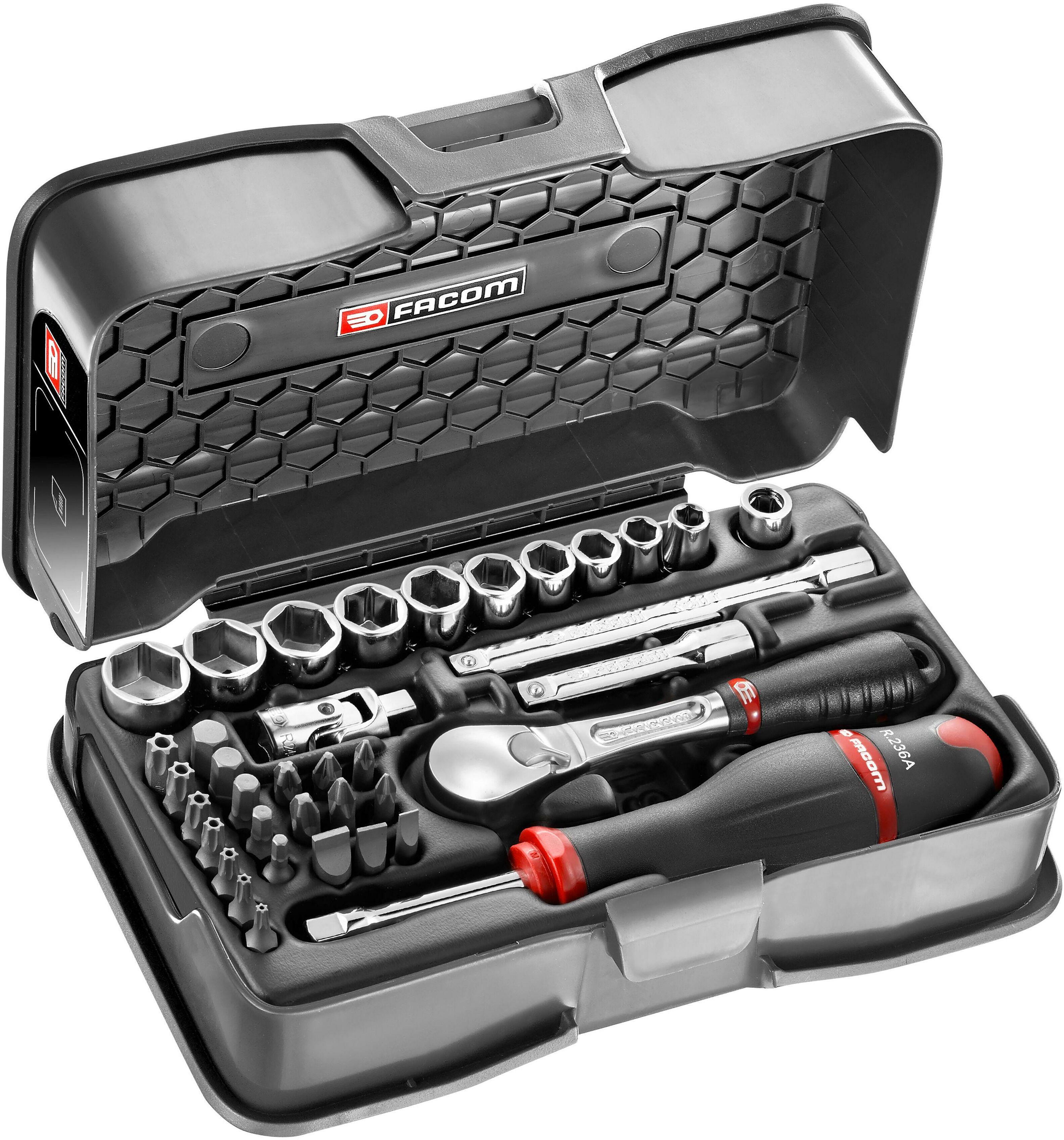 FACOM RL.161-5P6U socket set 1/4 6k (37 pcs) | Klium
