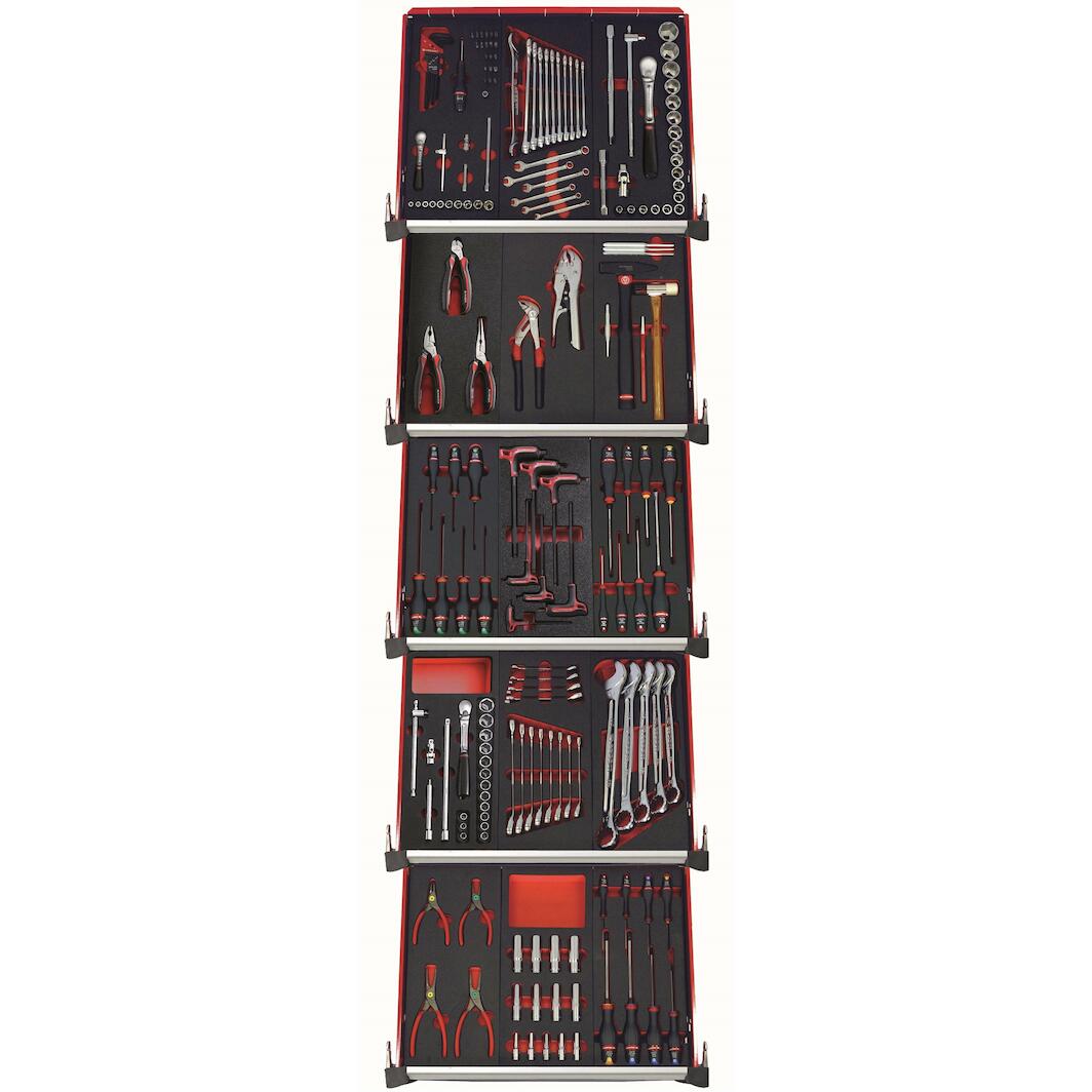 FACOM CMM.175BNL tool set with 12 modules 175-piece