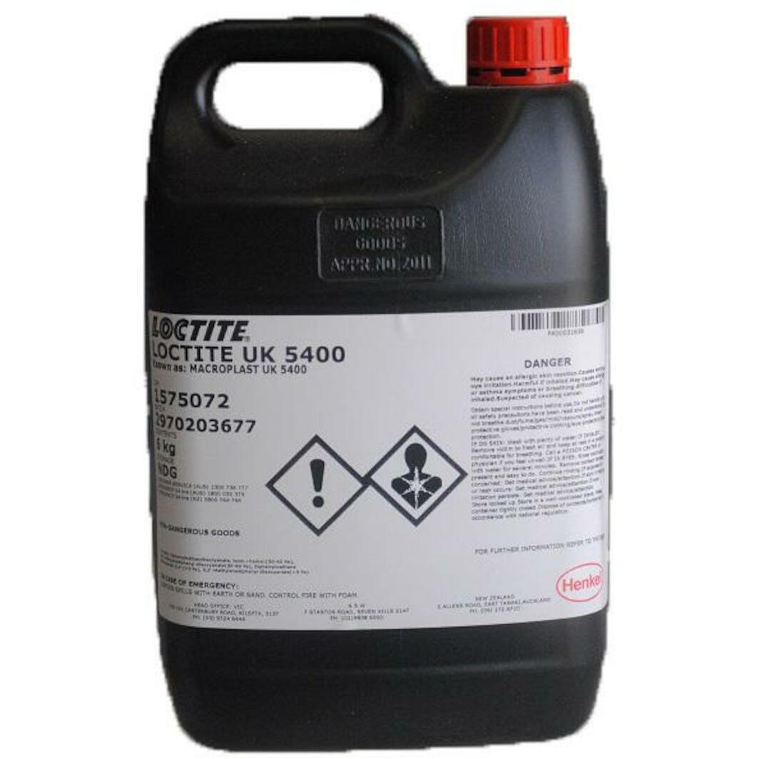 LOCTITE MACROPLAST UK 5400 hardener in open bucket with lid (6 kg ...