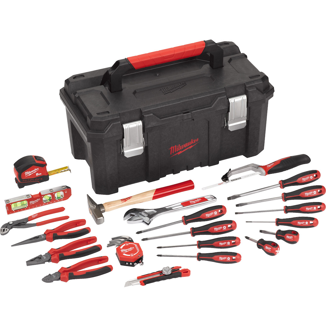 MILWAUKEE 4932498392 hand tool starter kit 30-piece | Klium
