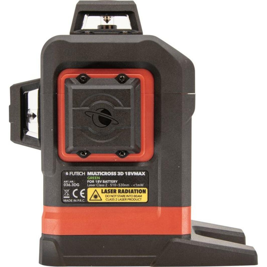 FUTECH Multicross 3D 18V MAX green cross line laser in case - 036.3DG ...