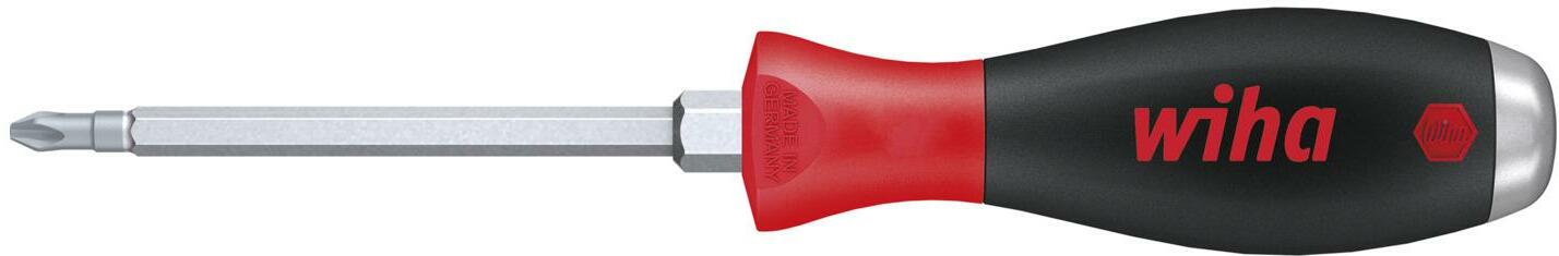 WIHA 5312 screwdriver SoftFinish Phillips with through hexagonal blade and solid steel cap PH2 x ...